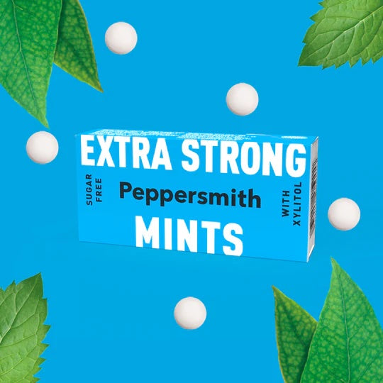 Peppersmith 100% Xylitol Mints - Extra Strong - Eukalyptus und Pfeffer ...